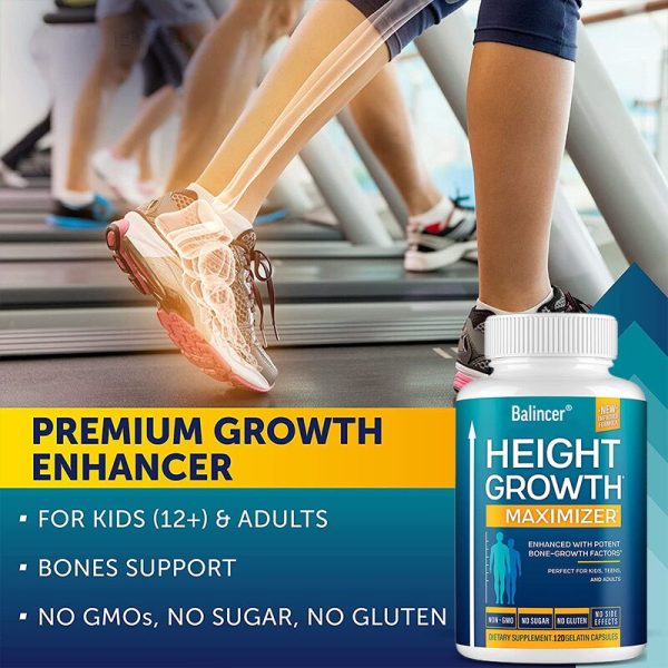 Growth Pills with Calcium for Bone Strength – Bone Growth Height ...
